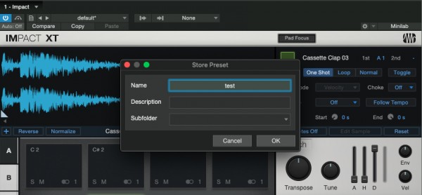 Saving presets doesn't work on Studio One 5 - Questions & Answers | PreSonus